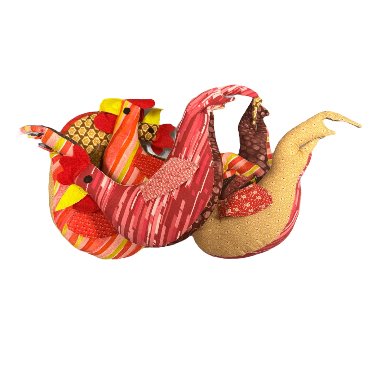 Patchwork Rooster Stuffed Animal – Papillon Marketplace Online