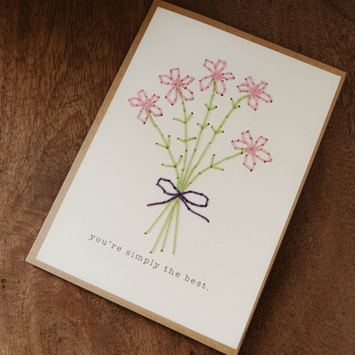 Simply the Best Greeting Card – Papillon Marketplace Online